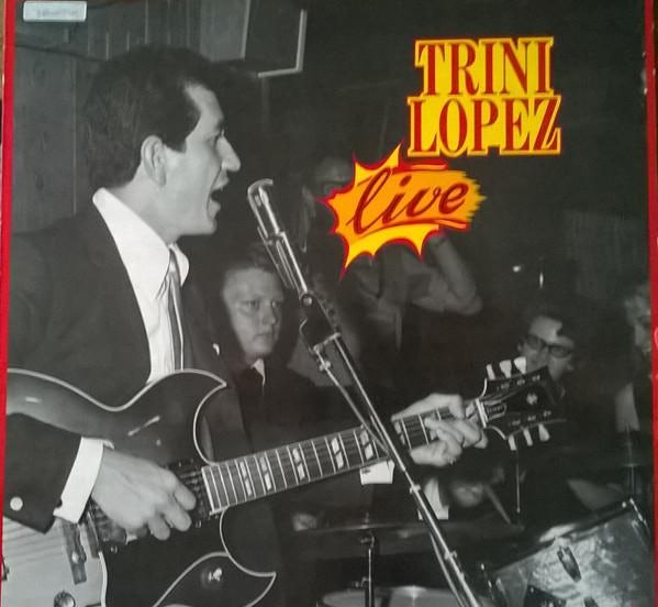 Trini Lopez LIVE Vinyl Record
