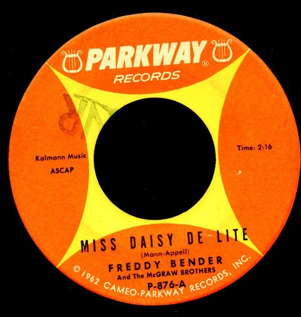 Miss Daisy De Lite / Let's Twist Again - Freddy Bender, McGraw Brothers
