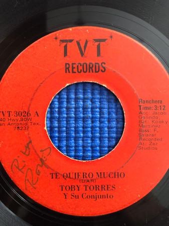 Te Quiero Mucho/ Vieja Escalera - Toby Torres Y Su Conjunto