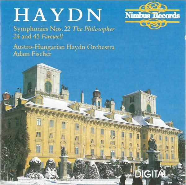 Symphonies Nos. 22 The Philosopher, 24 And 45 Farewell - Joseph Haydn, Austro-Hungarian Haydn ...