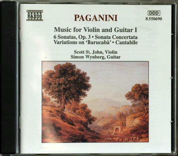 Niccolo Paganini MUSIC FOR VIOLIN & GUITAR V.1 CD
