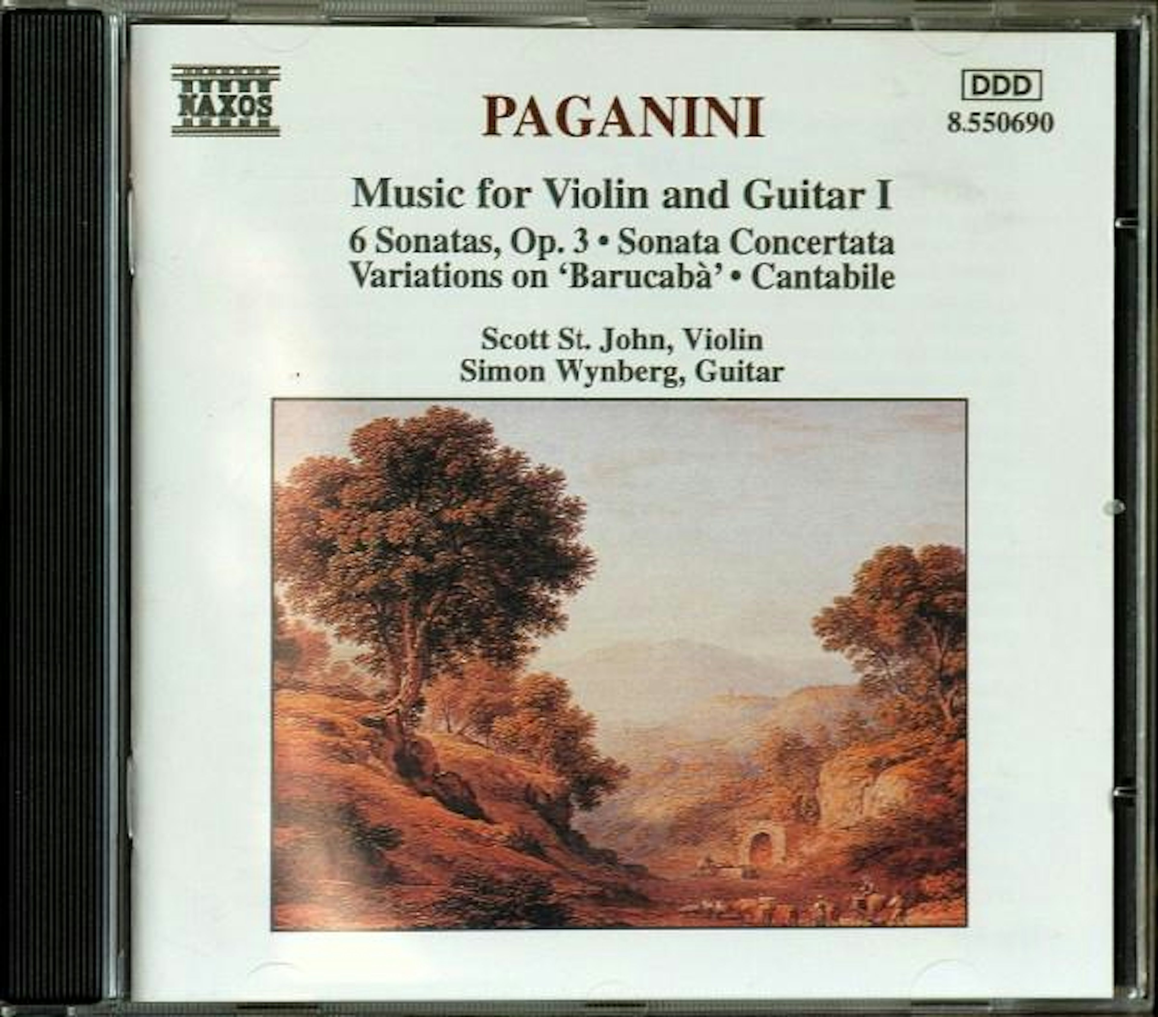 Niccolo Paganini MUSIC FOR VIOLIN & GUITAR V.1 CD