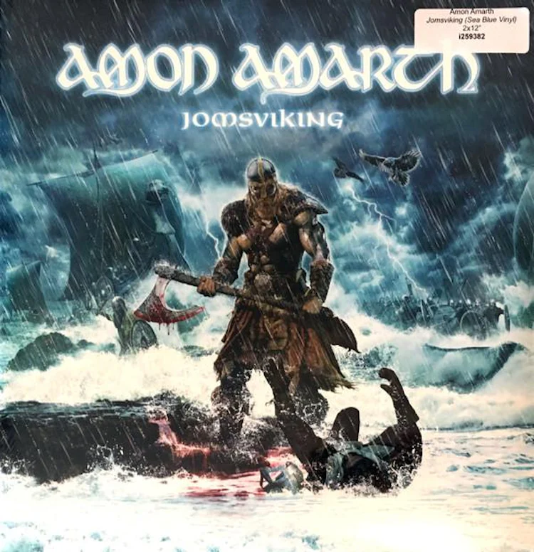 Amon Amarth JOMSVIKING (BLUE VINYL/2LP) Vinyl Record
