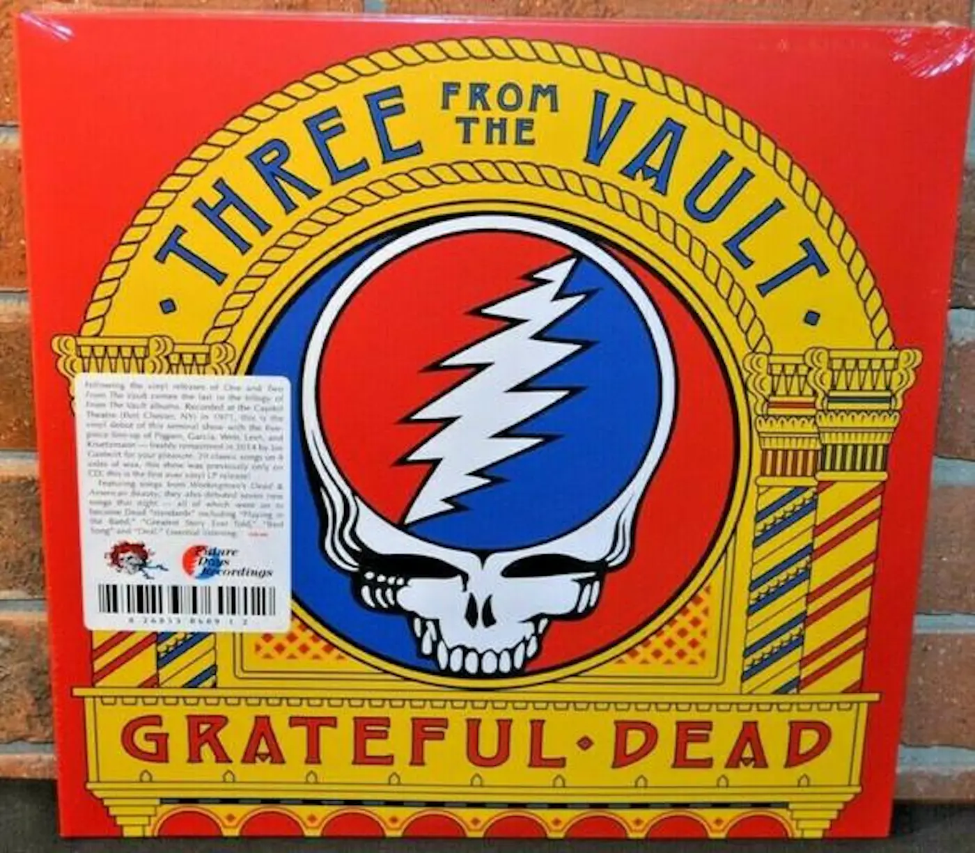 Grateful Dead THREE FROM THE VAULT Vinyl Record