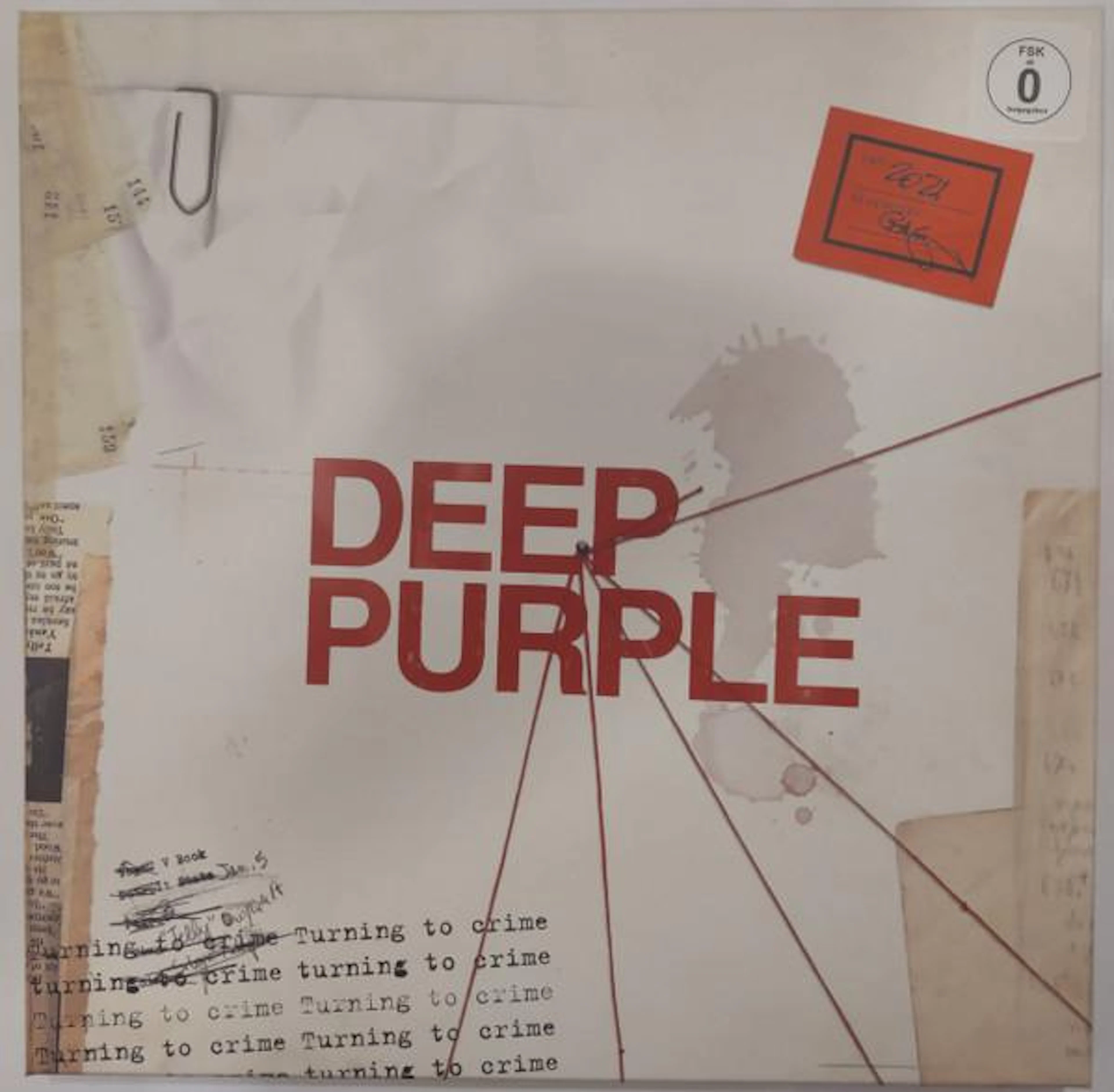 Deep Purple TURNING TO CRIME Vinyl Record