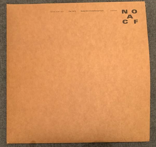 The 1975 NOTES ON A CONDITIONAL FORM Vinyl Record