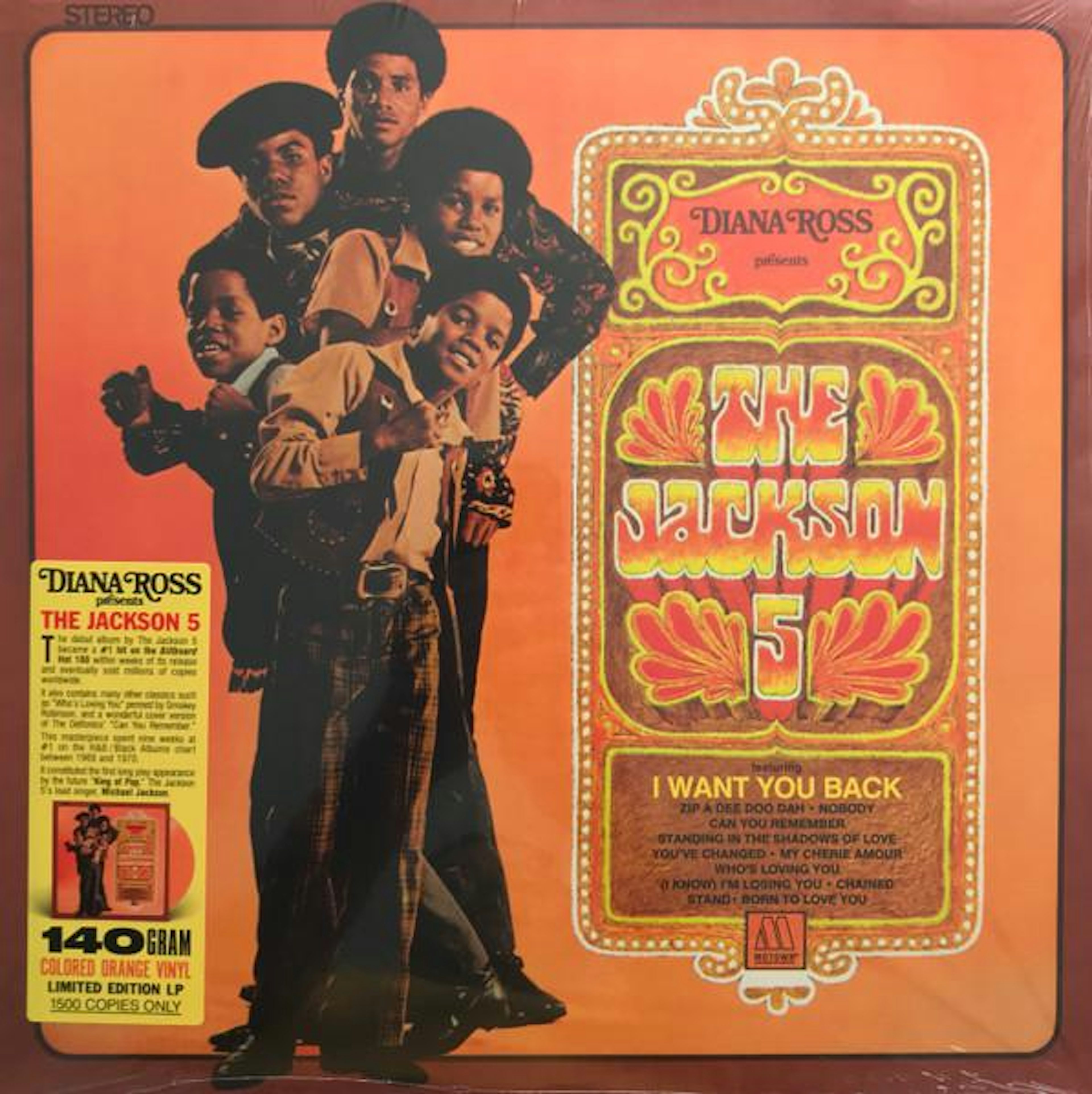 The Jackson 5 DIANA ROSS PRESENTS Vinyl Record