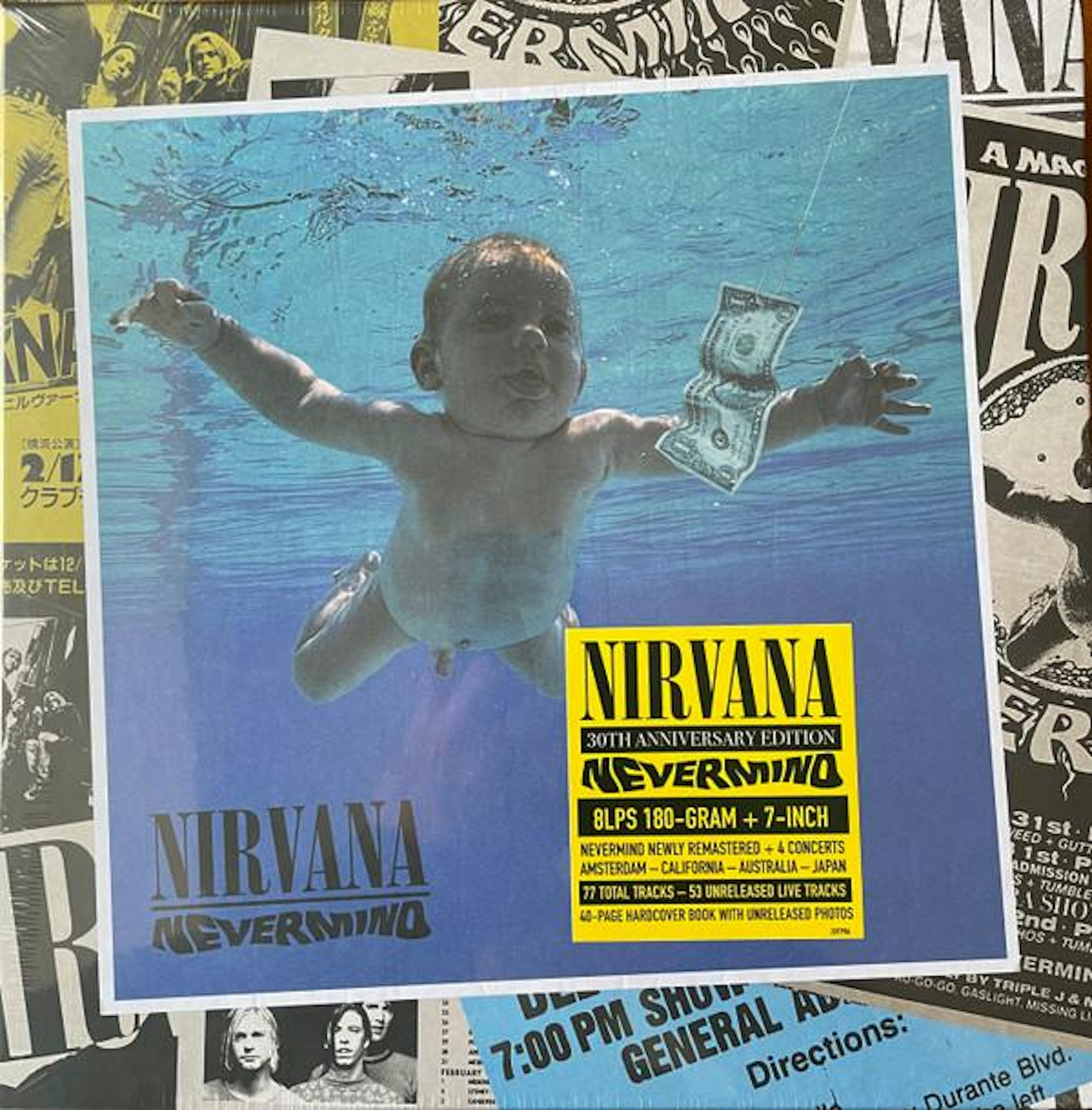 Nirvana NEVERMIND (30TH ANNIVERSARY/SUPER DELUXE/8LP/7INCH) Vinyl Record