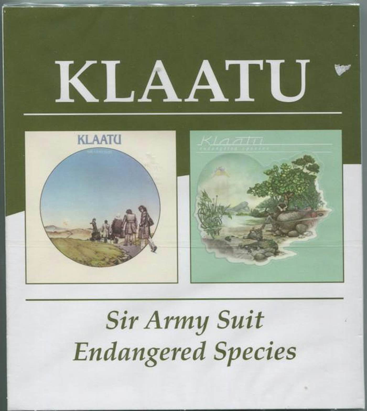 Klaatu SIR ARMY SUIT / ENDANGERED SPECIES (REMASTERED) CD