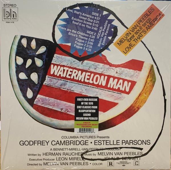 Melvin Van Peebles WATERMELON MAN (GREEN WATERMELON SKIN VINYL) Vinyl ...