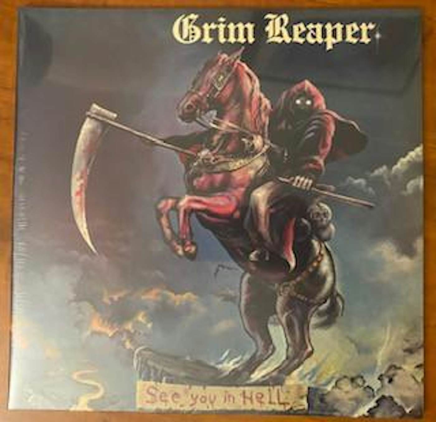 Grim Reaper SEE YOU IN HELL (GREY VINYL) Vinyl Record