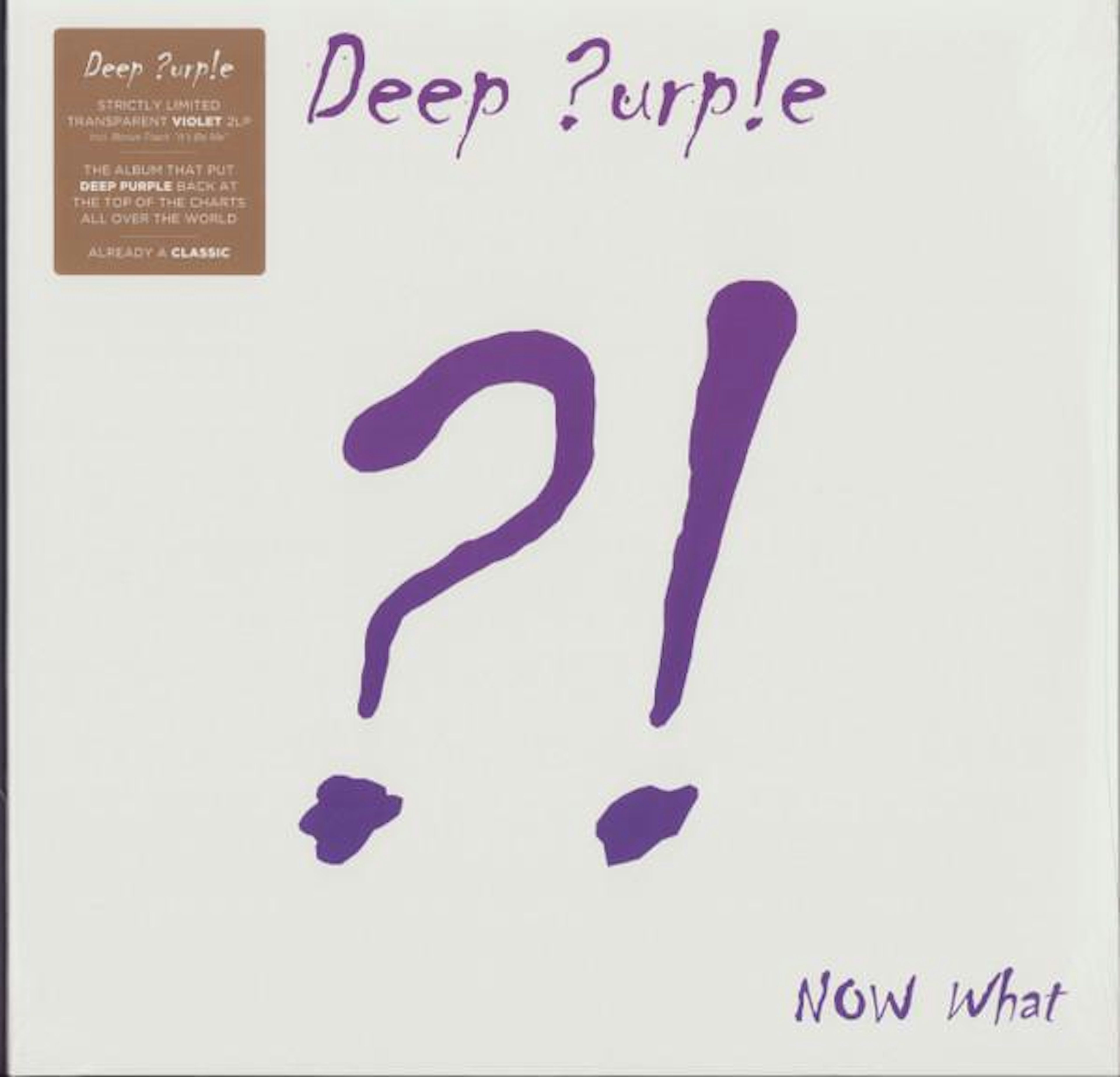 Deep Purple NOW WHAT?! (VIOLET VINYL/2LP) Vinyl Record