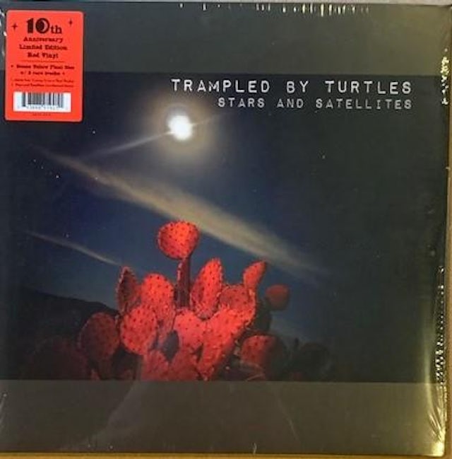 Trampled by Turtles STARS & SATELLITES (10 YEAR ANNIVERSARY/OPAQUE RED ...