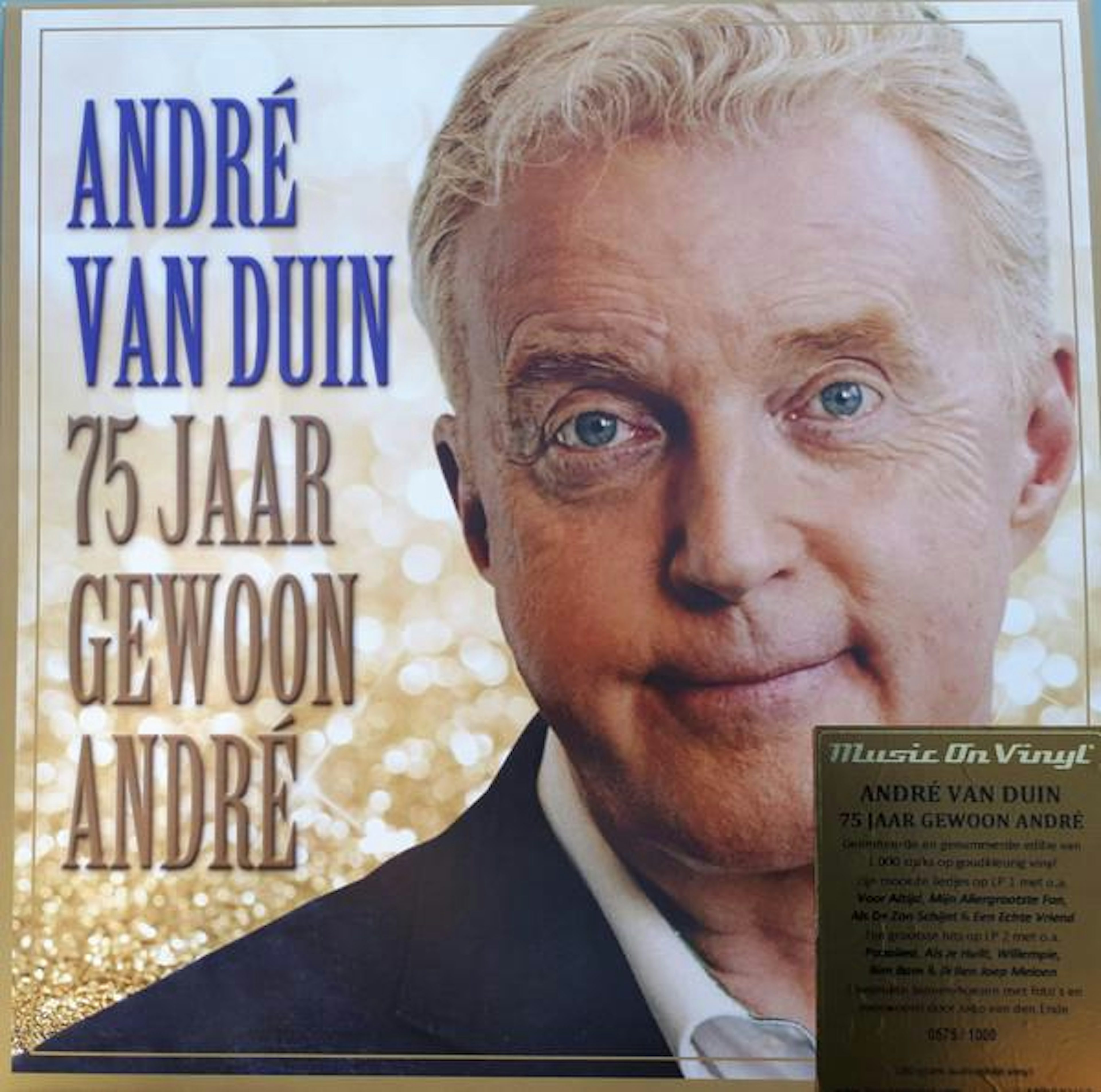 André van Duin 75 JAAR GEWOON ANDRE (LIMITED/GOLD VINYL/ 180G/2LP ...