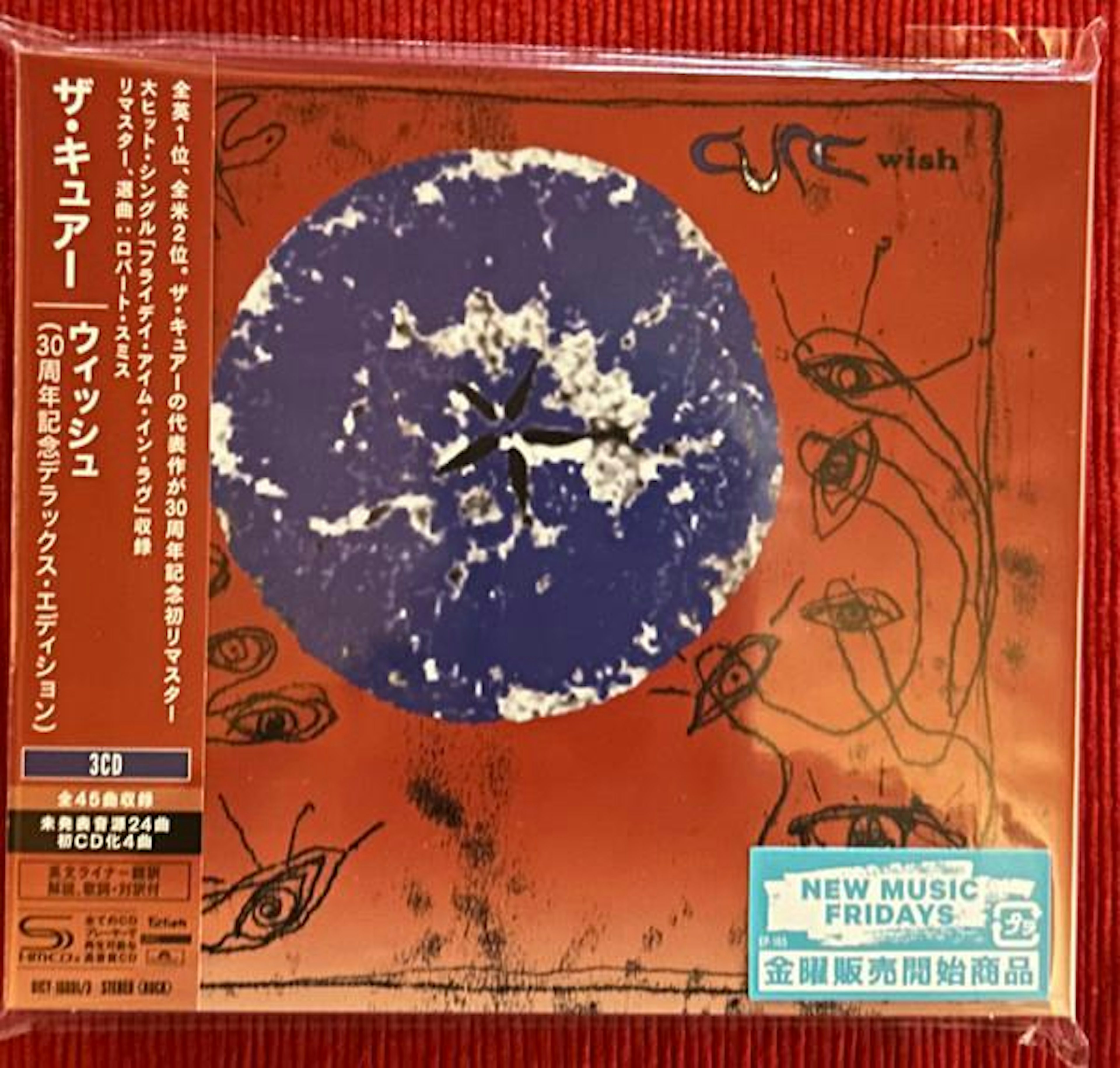 The Cure WISH (30TH ANNIVERSARY EDITION/3CD/DELUXE) CD