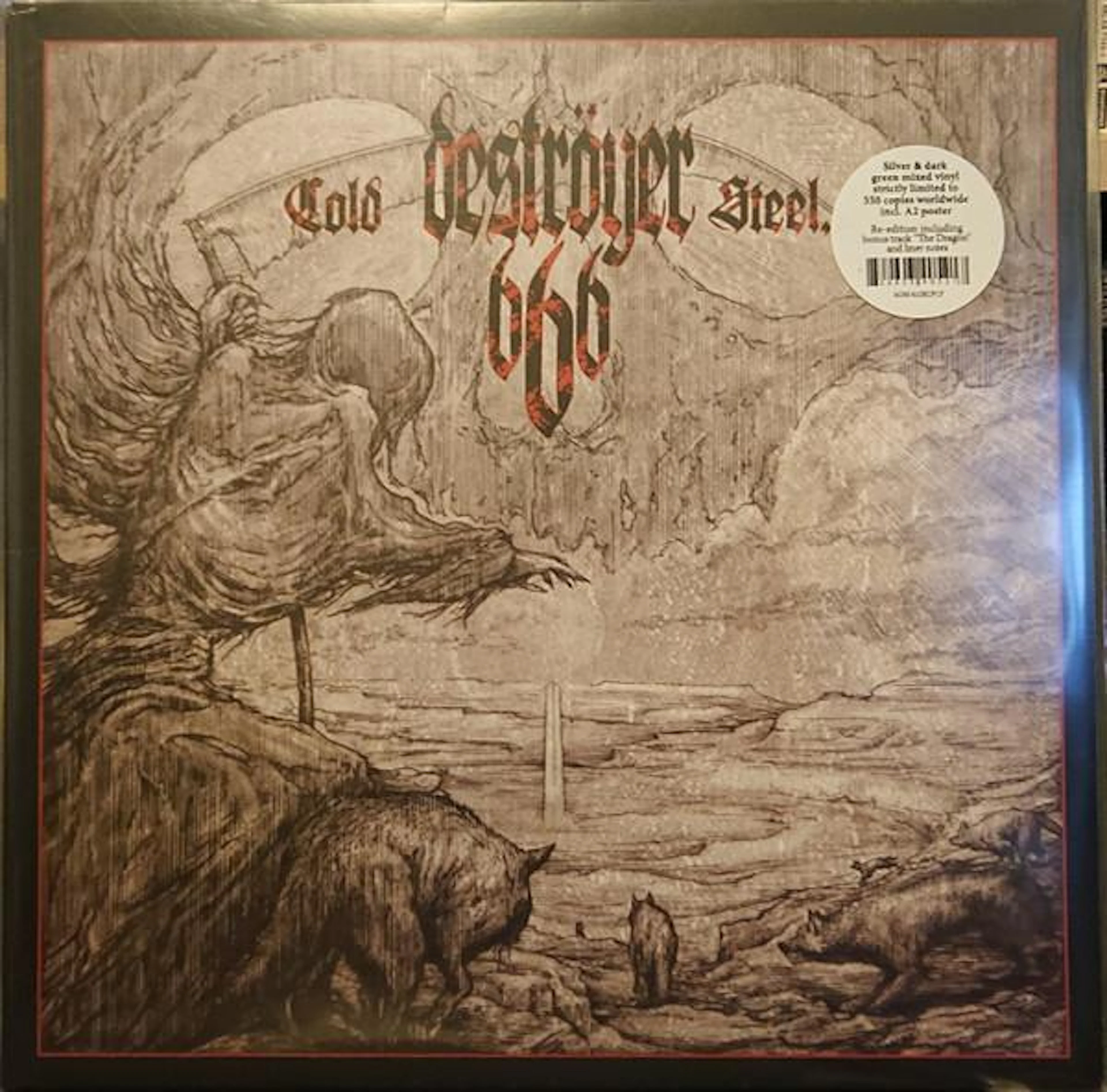 Deströyer 666 COLD STEEL FOR AN IRON AGE (SILVER & DARK GREEN VINYL ...