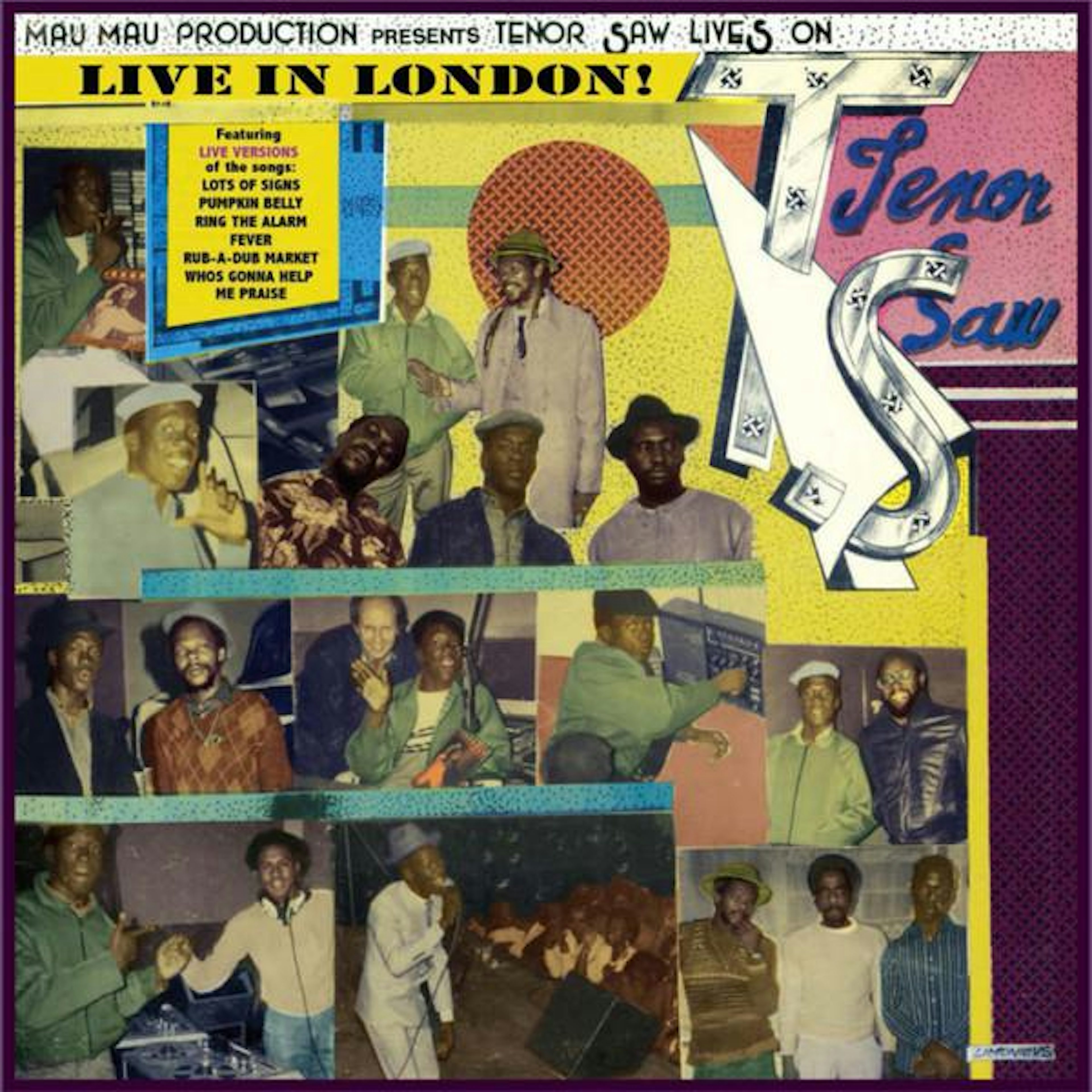 Tenor Saw LIVE IN LONDON Vinyl Record