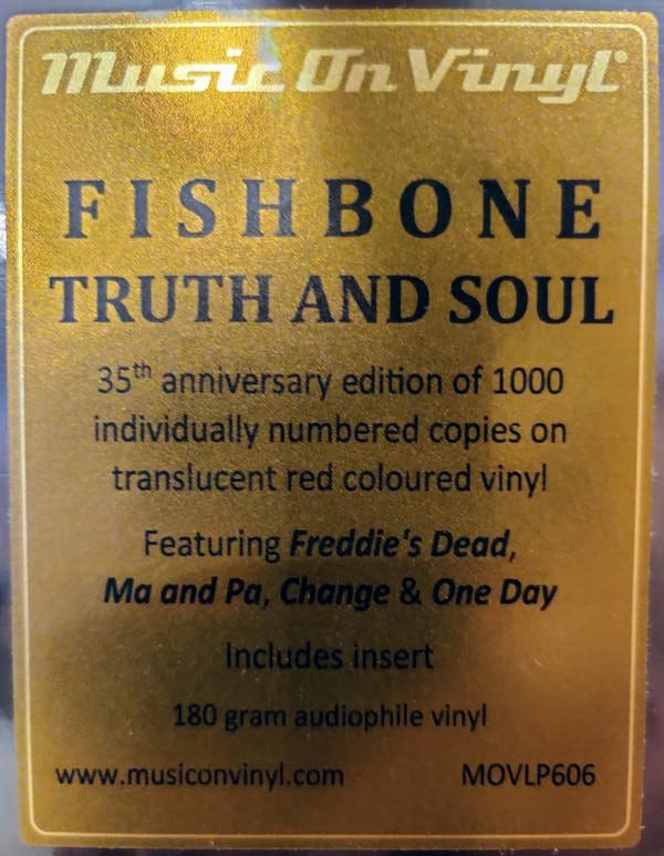Fishbone TRUTH & SOUL 35TH ANNIV (TRANSLUCENT RED VINYL/180G) Vinyl Record