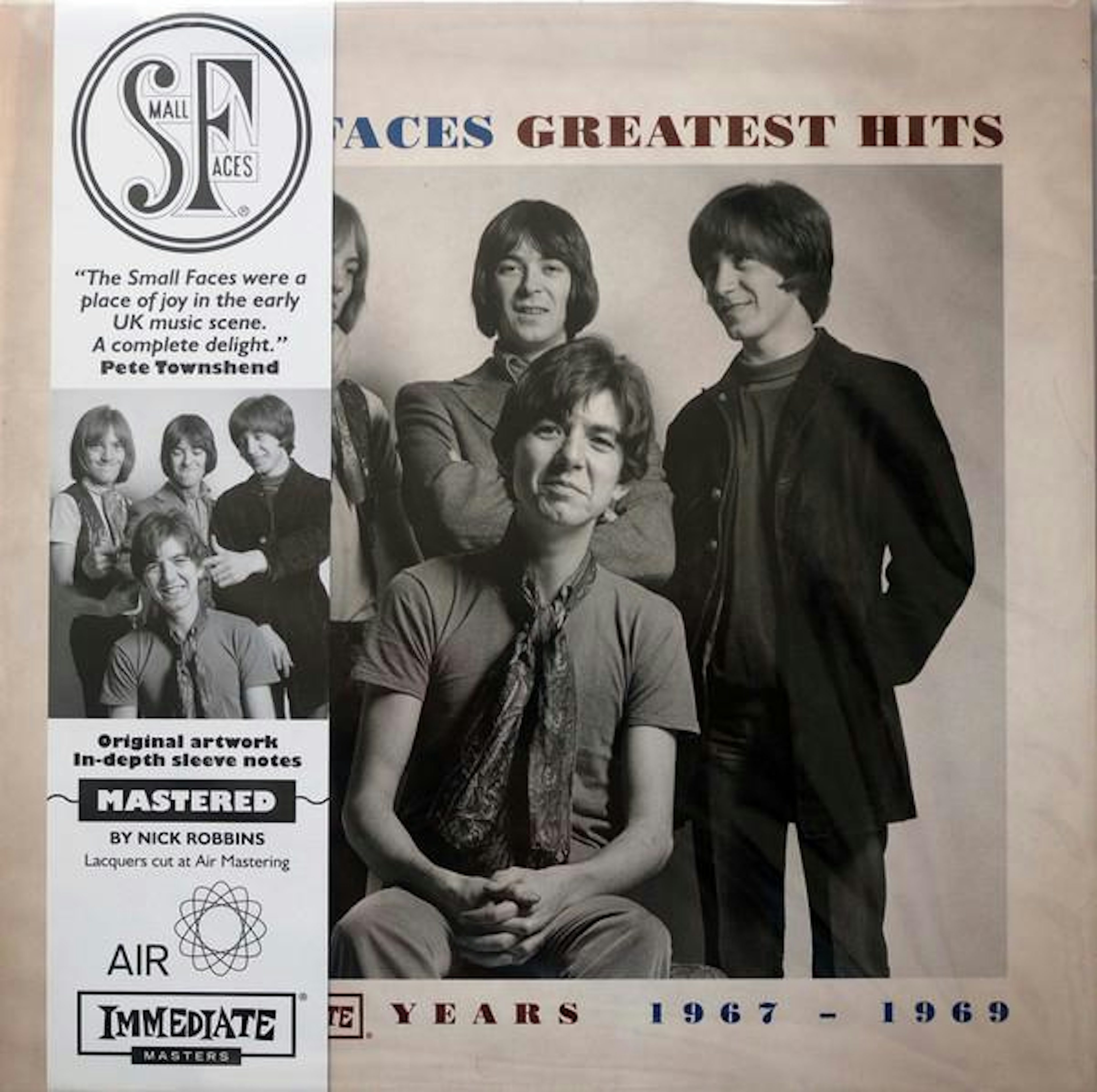Small Faces GREATEST HITS THE IMMEDIATE YEARS ( COLORED VINYL) Vinyl Record