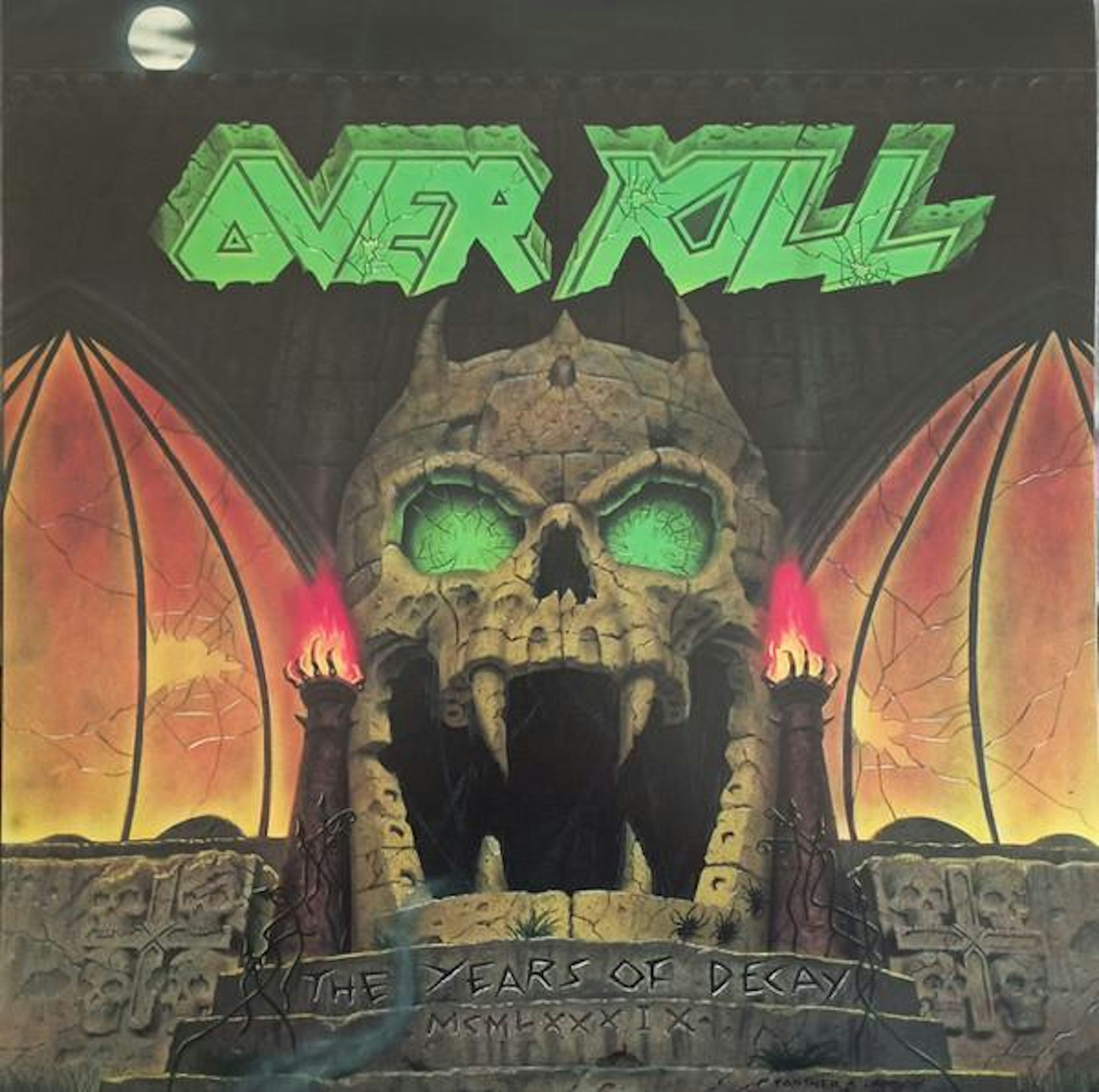 Overkill YEARS OF DECAY Vinyl Record