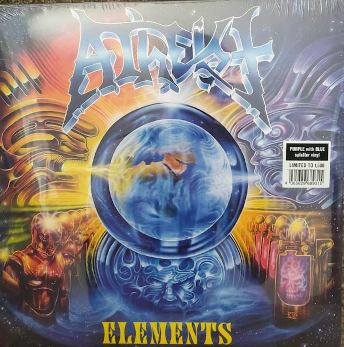 Atheist ELEMENTS (SPLATTER VINYL) Vinyl Record