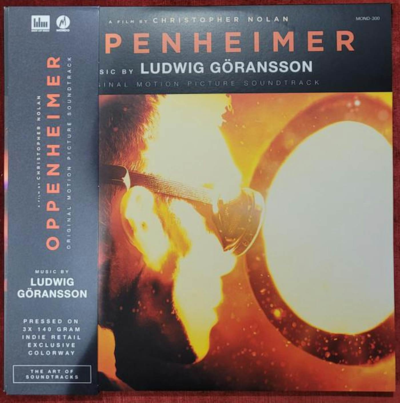 Ludwig Göransson Oppenheimer Original Soundtrack 140g Opaque Orange