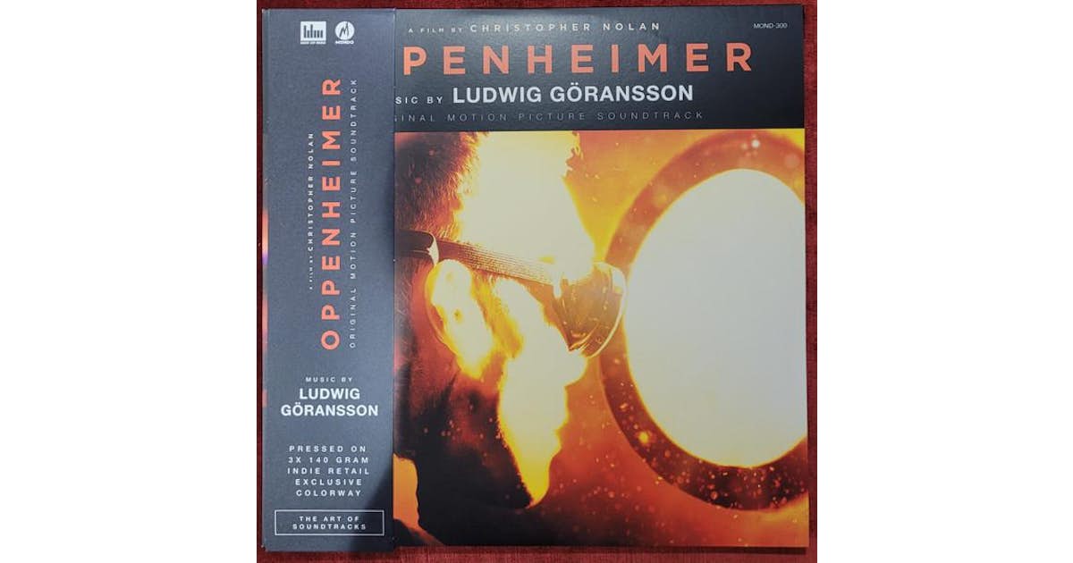Ludwig Göransson Oppenheimer Original Soundtrack 140g Opaque Orange