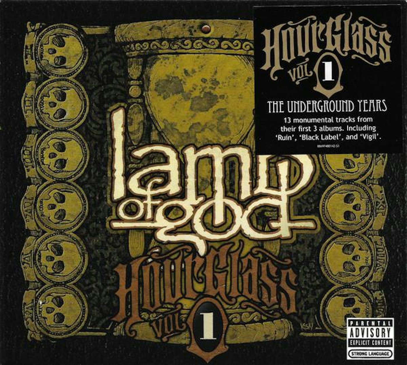 Lamb of God HOURGLASS VOL.1: UNDERGROUND YEARS CD