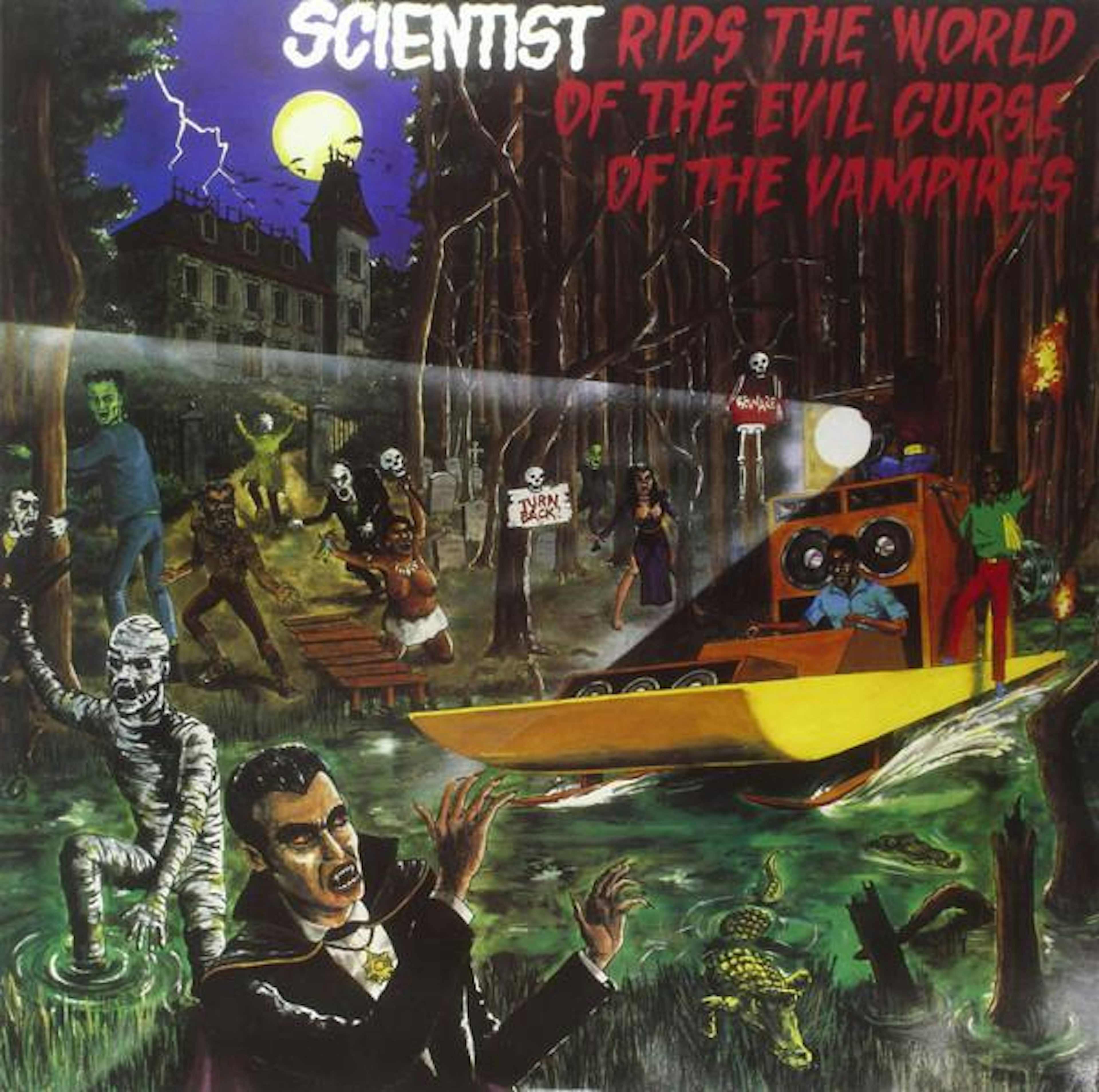 Scientist RIDS THE WORLD OF THE EVIL CURSE OF THE VAMPIRES Vinyl Record