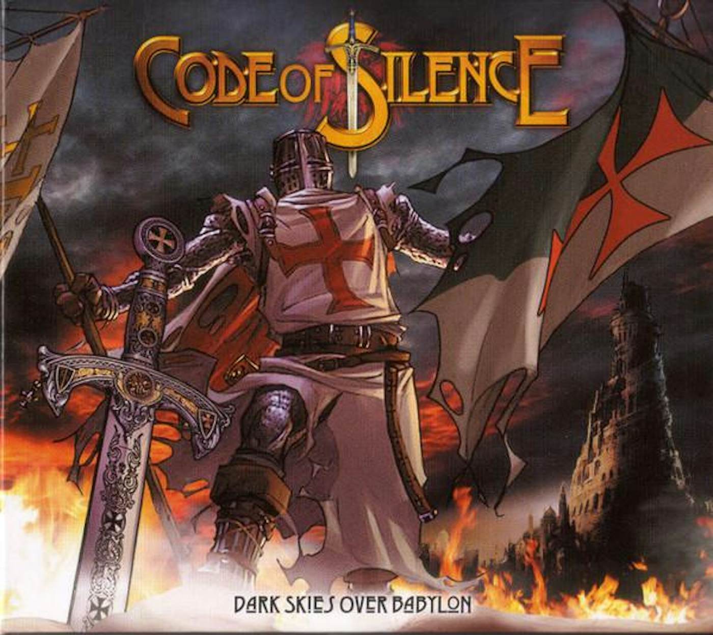 Code of Silence DARK SKIES OVER BABYLON CD