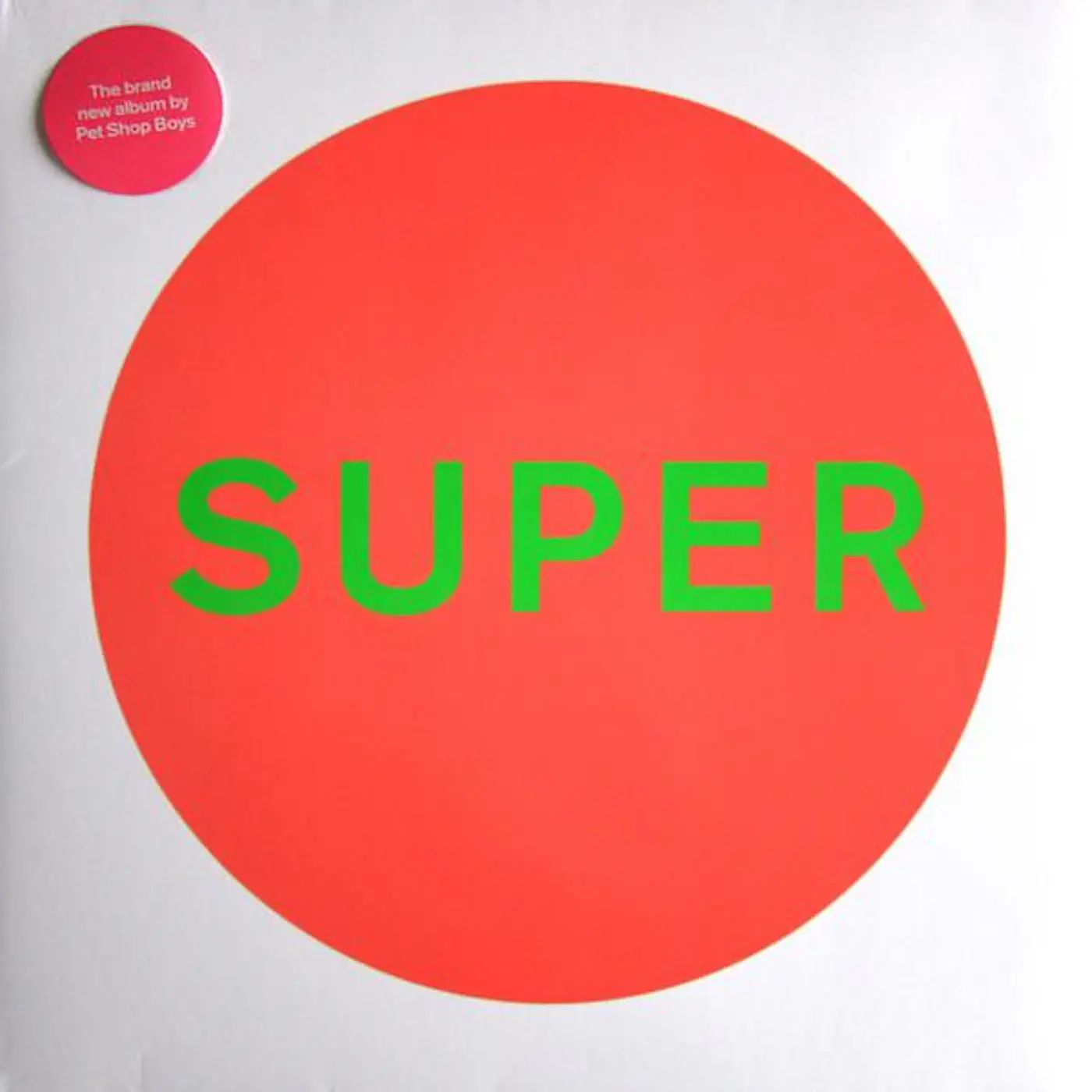 Pet Shop Boys SUPER (WHITE VINYL/DL CARD/LIMITED) Vinyl Record