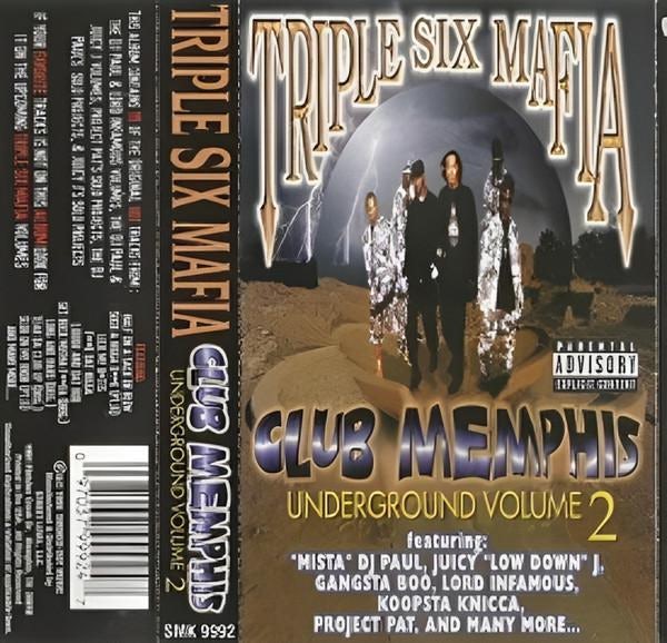 Three 6 Mafia CLUB MEMPHIS UNDERGROUND VOL.2 CD