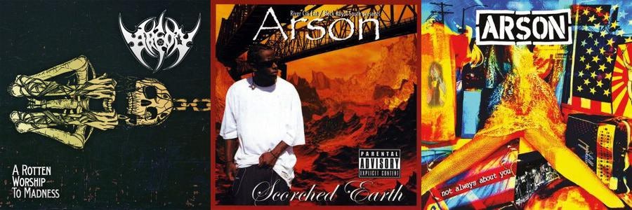 Arson Shirts, Arson Merch, Arson Hoodies, Arson Vinyl Records, Arson ...