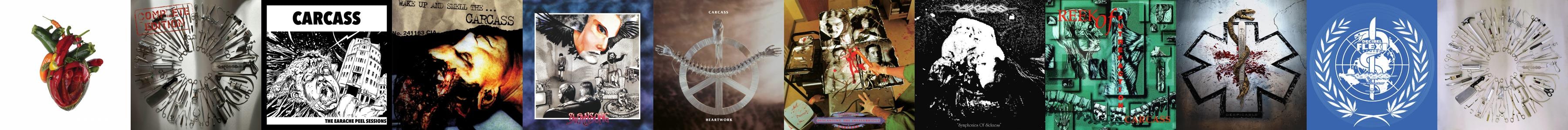 Carcass Merchandise in our Official Carcass Store