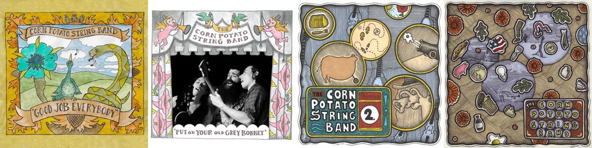 Corn Potato String Band Store: Official Merch & Vinyl