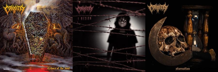 Crypta Shirts, Crypta Merch, Crypta Hoodies, Crypta Vinyl Records, Crypta Posters, Crypta CDs ...