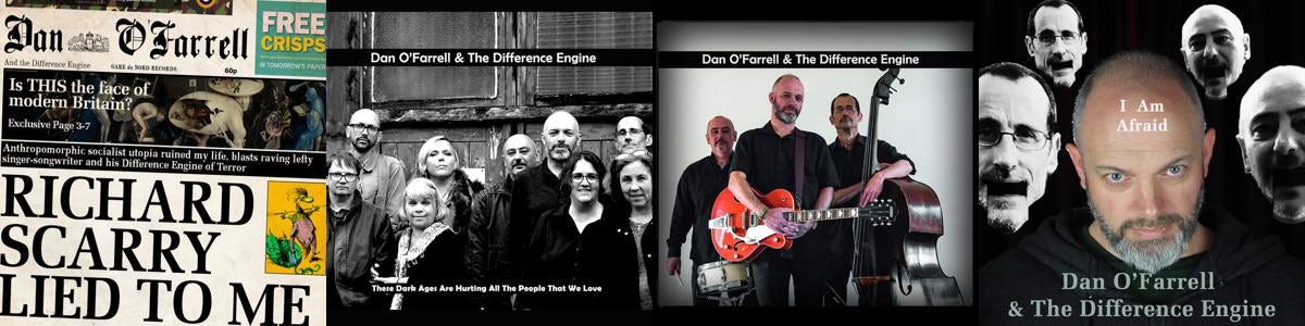 Dan O'Farrell & The Difference Engine Store: Official Merch & Vinyl