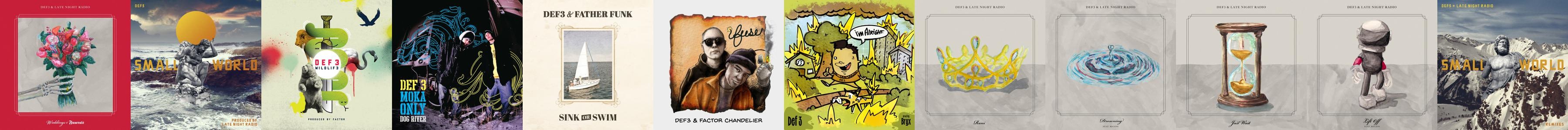 Def3 Shirts, Def3 Merch, Def3 Hoodies, Def3 Vinyl Records, Def3 Posters ...