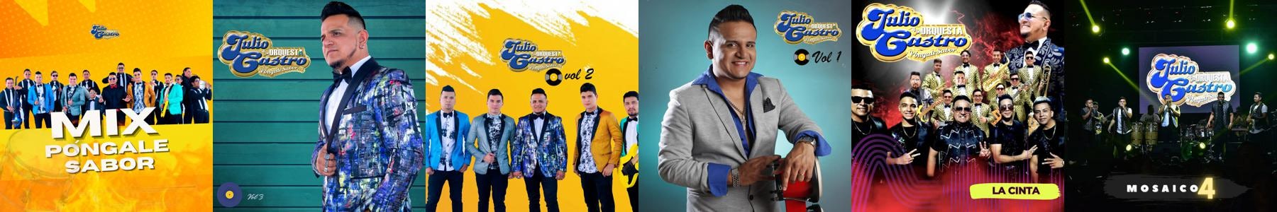 Julio Castro y Su Orquesta Pongale Sabor Store: Official Merch & Vinyl