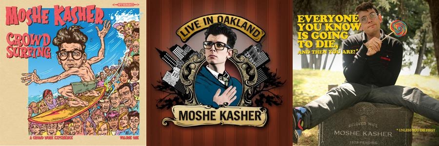 Moshe Kasher Store: Official Merch & Vinyl