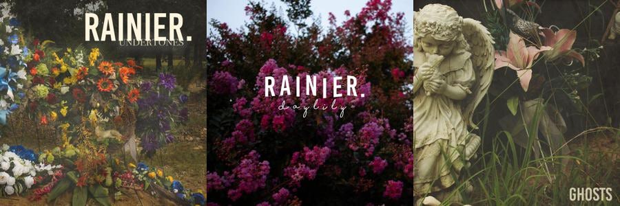 Rainier. Store: Official Merch & Vinyl