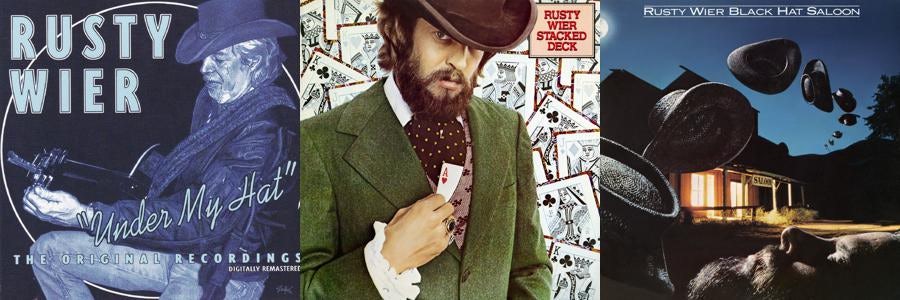 Rusty Wier Store: Official Merch & Vinyl