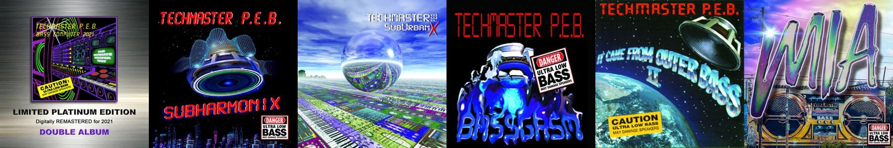 Techmaster P.E.B. Store: Official Merch & Vinyl