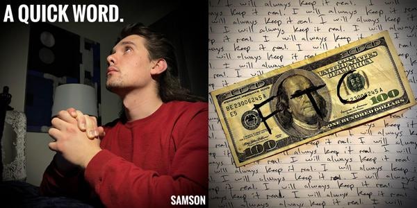 The Real Samson Store: Official Merch & Vinyl