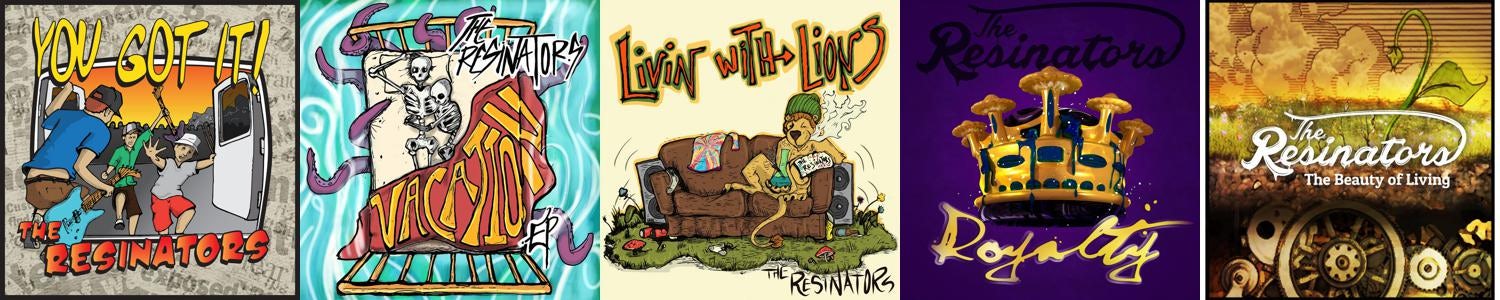 The Resinators Store: Official Merch & Vinyl