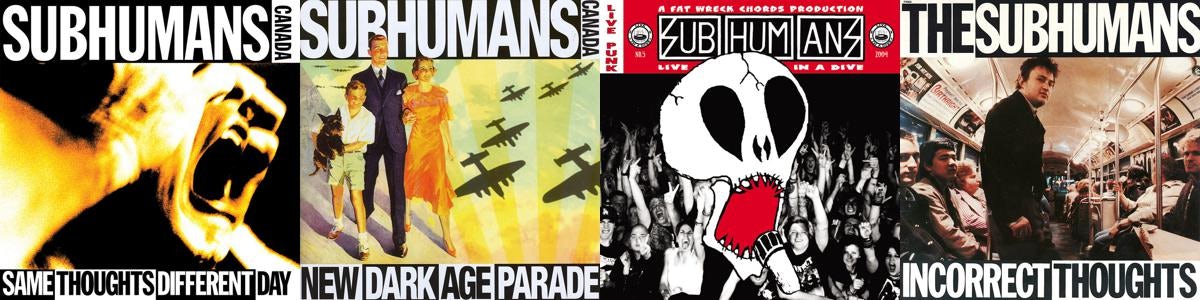 The Subhumans Store: Official Merch & Vinyl