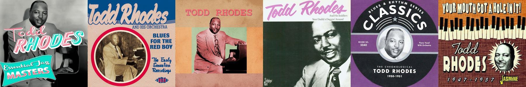 Todd Rhodes Store: Official Merch & Vinyl