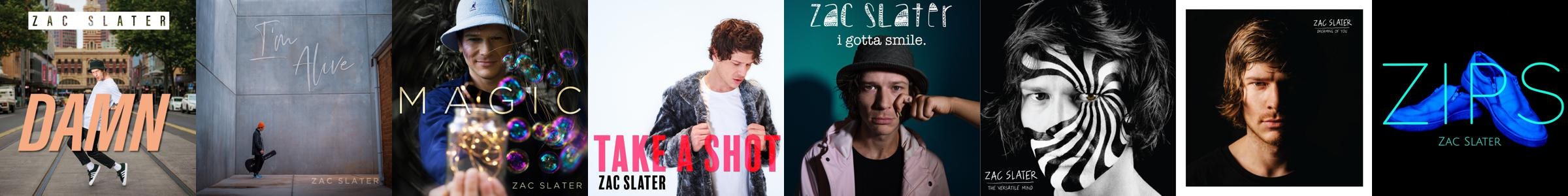 Zac Slater Store: Official Merch & Vinyl