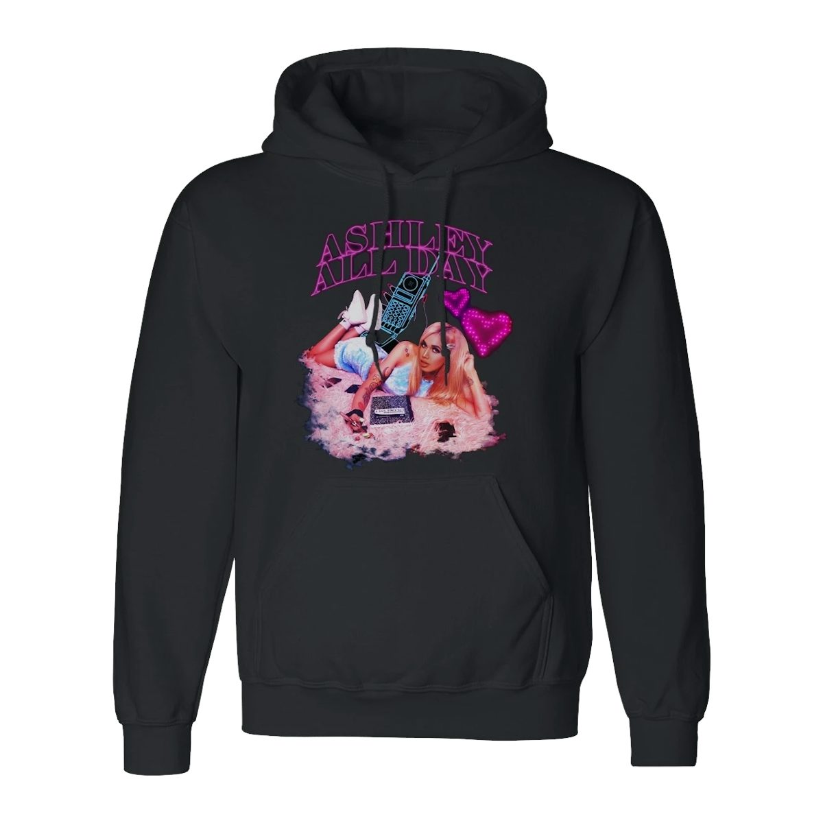 OFFICIAL ASHLEY ALL DAY - PLUG DIARIES HOODIE + AUTOGRAPHED PHOTO