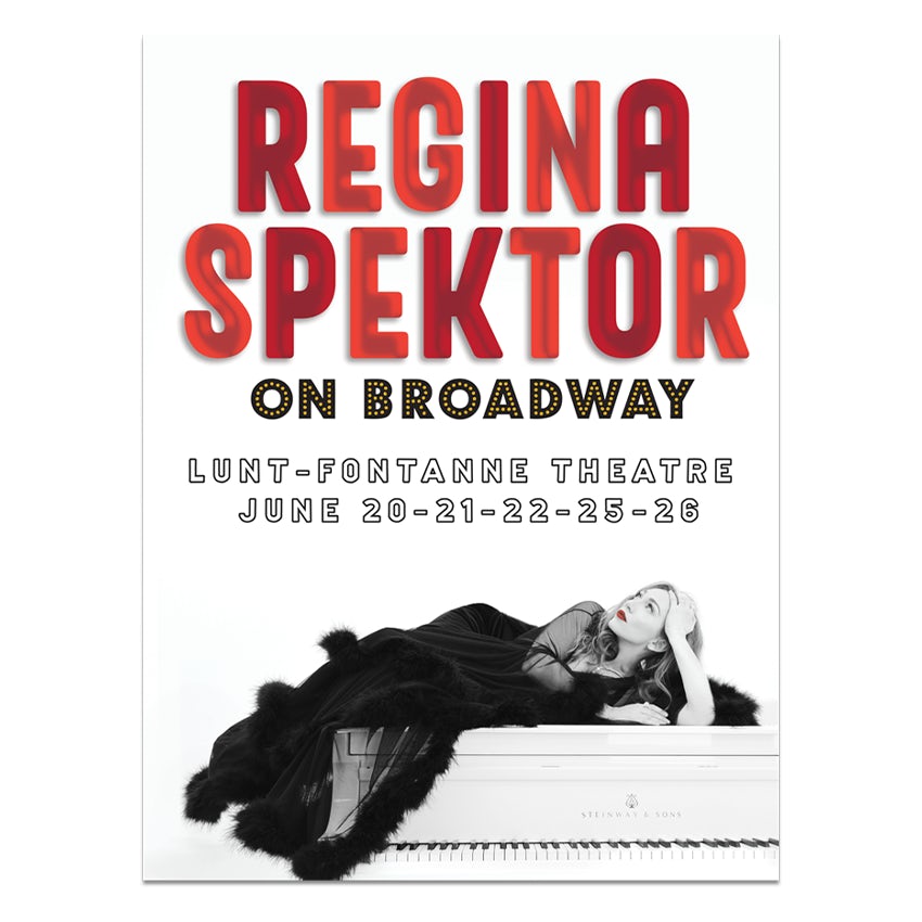 Regina Spektor On Broadway Poster